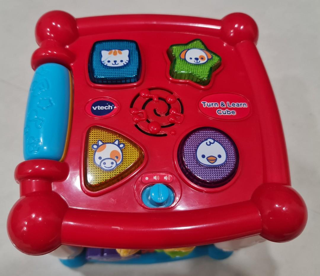 Vtech Turn & Learn Cube, Babies & Kids, Infant Playtime on Carousell