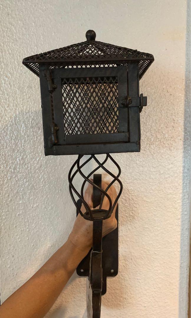 Wall Mounted Light Holder, Furniture & Home Living, Home Decor, Wall ...