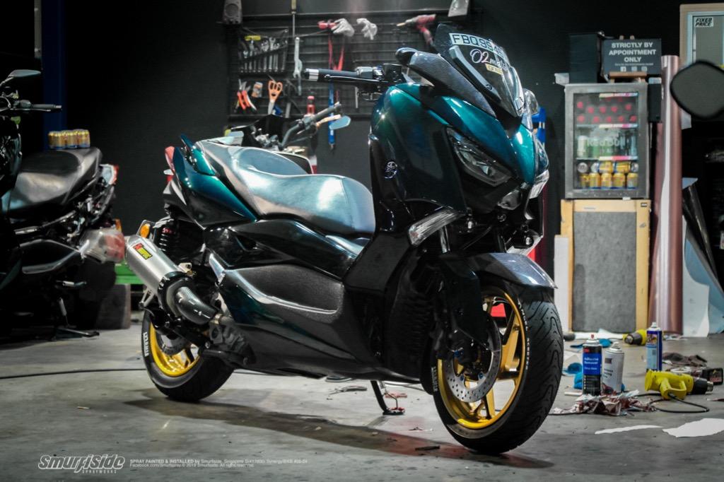 Xmax Motorcycle Spray-painting Class 2A, Motorcycles, Motorcycle ...