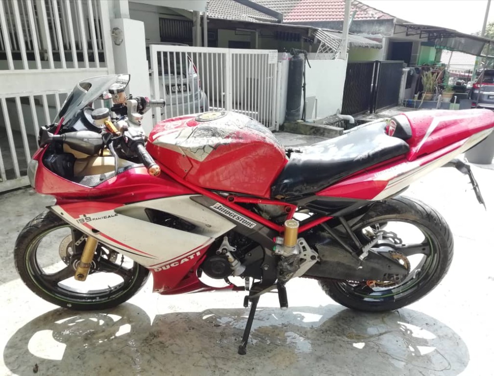YAHAMA FZ150I convert YZF R15 V1 cc 150 upgrade to 200cc, Motorbikes on ...