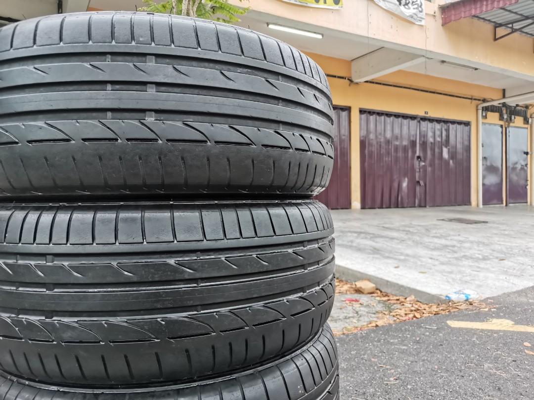 225/50/17 225/50R17 BRIDGESTONE POTENZA S001 RUN-FLAT USED TYRE TAYAR SEKEN, Auto Accessories on ...