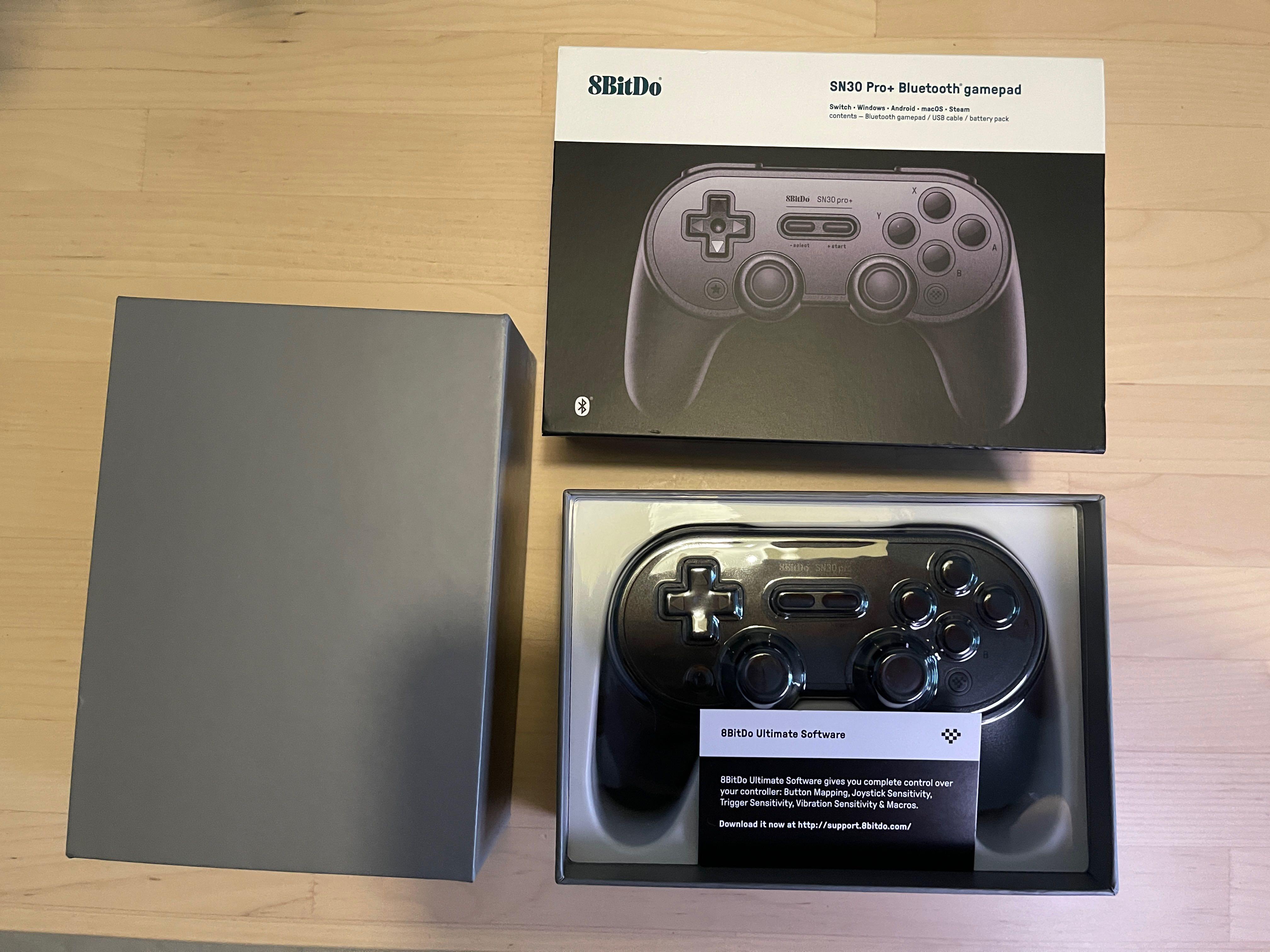 8BitDo SN30 Pro+ (Pro 2) Bluetooth Gamepas, Video Gaming, Gaming ...
