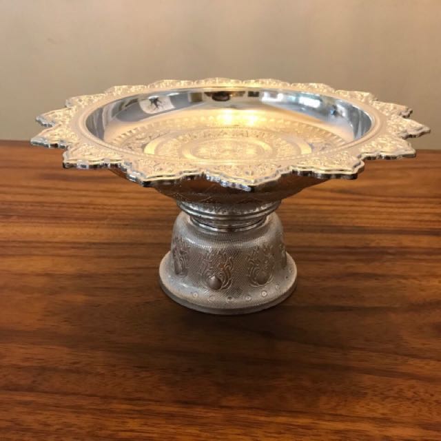 9 FOR $60 Dulang Hantaran (SILVER) with stand, Everything Else on Carousell