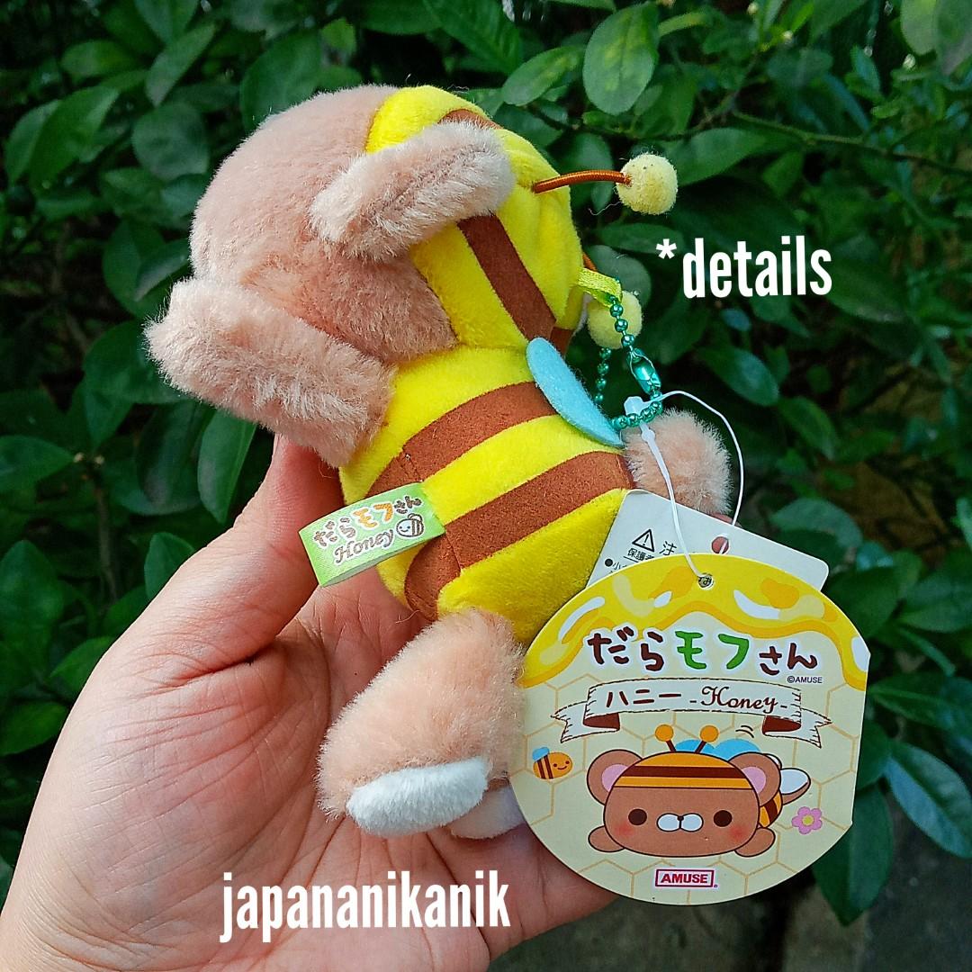 AMUSE Dara Mofu San Honey Keychain Plush, Hobbies & Toys, Toys & Games ...