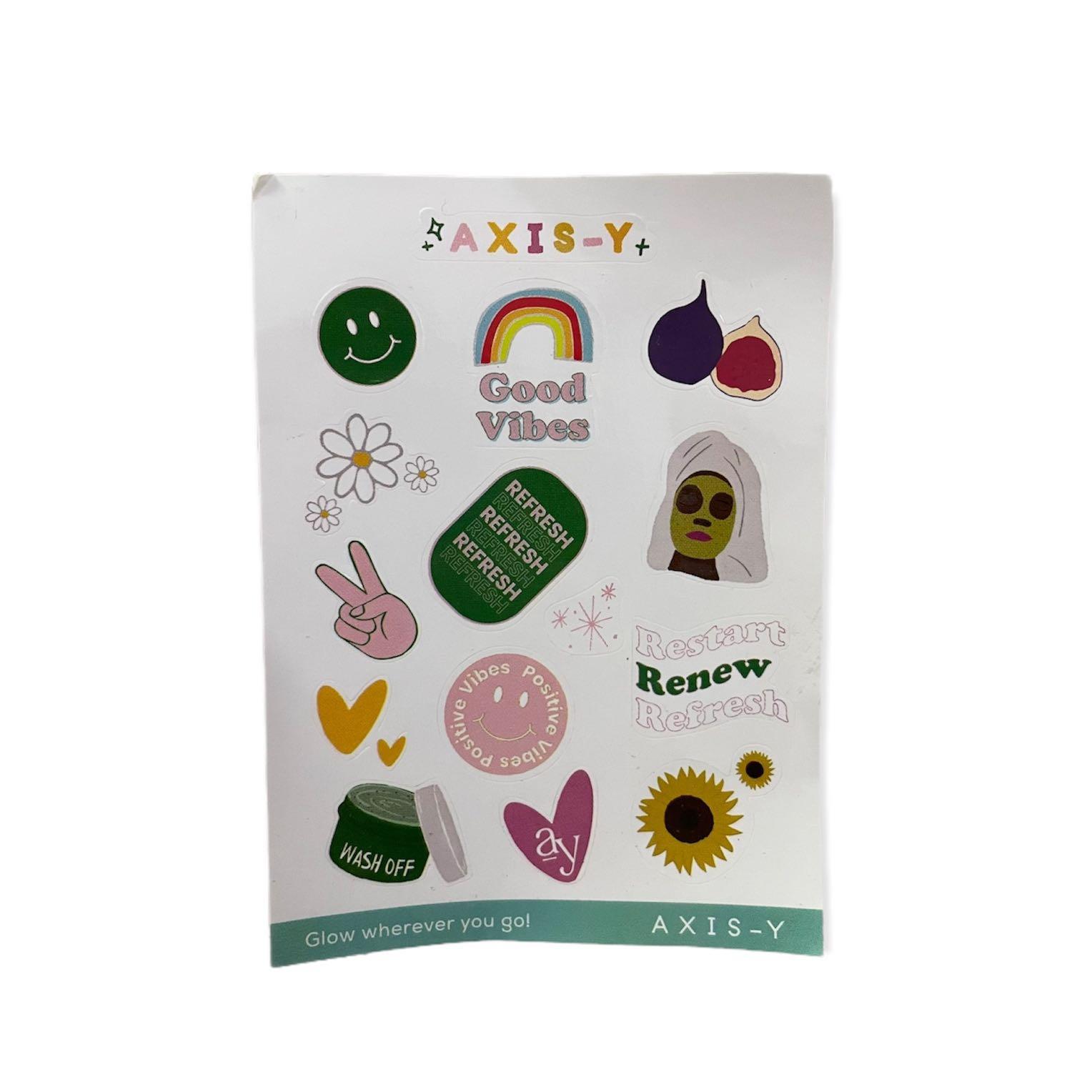 FREE Axis Y Stickers, Hobbies & Toys, Stationery & Craft, Other ...