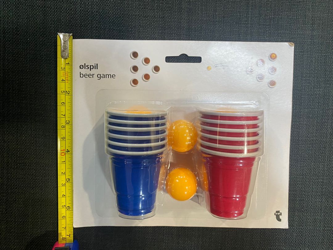 Beer pong mini set - drinking game general fun, Hobbies & Toys, Toys ...