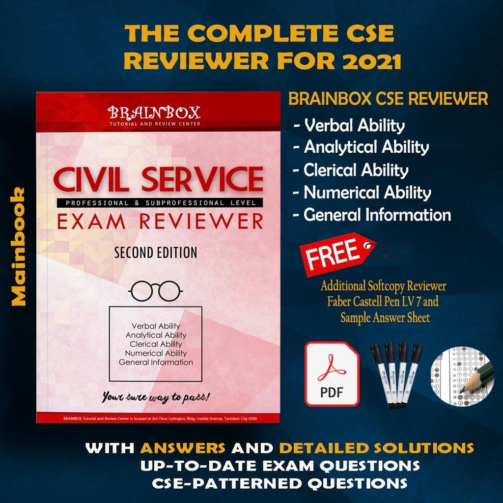 Brainbox Civil Service Exam Reviewer, Hobbies & Toys, Books & Magazines ...