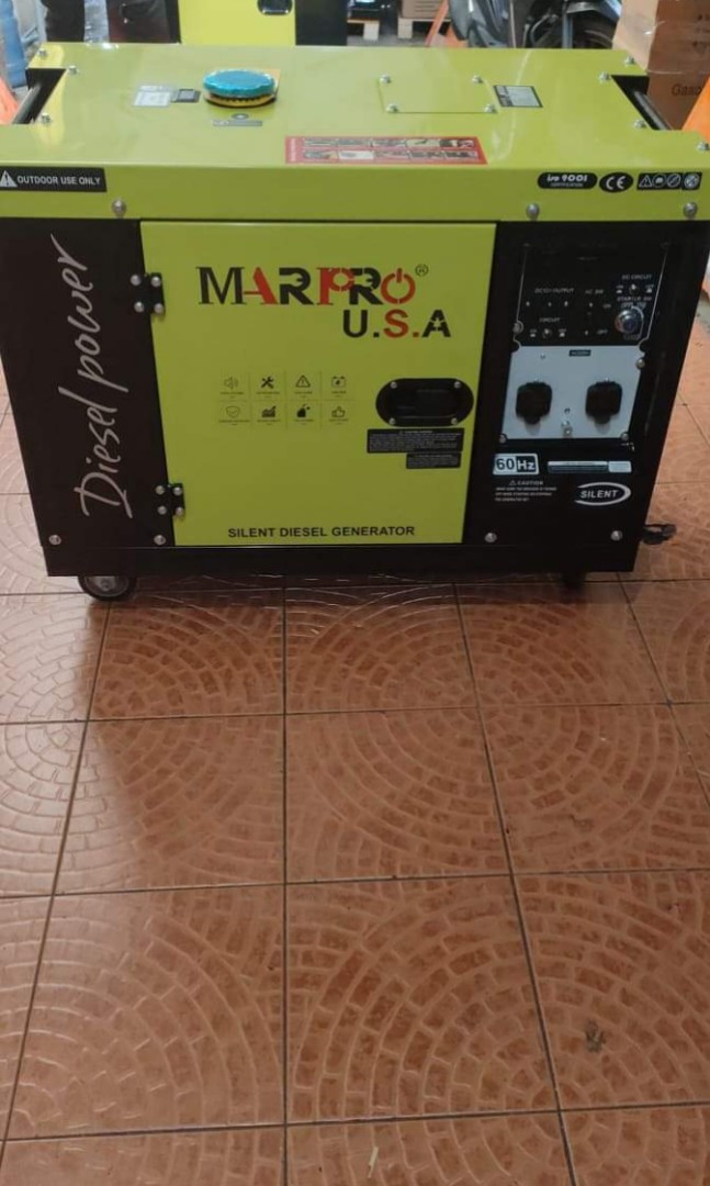 Brand New Marpro USA Diesel Generator MPD10000E Silent Type, Commercial ...