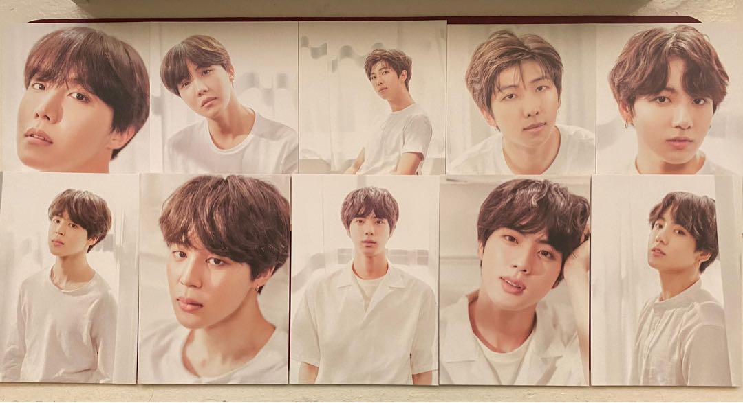 BTS Oneul exhibition postcard book official, Hobbies & Toys ...
