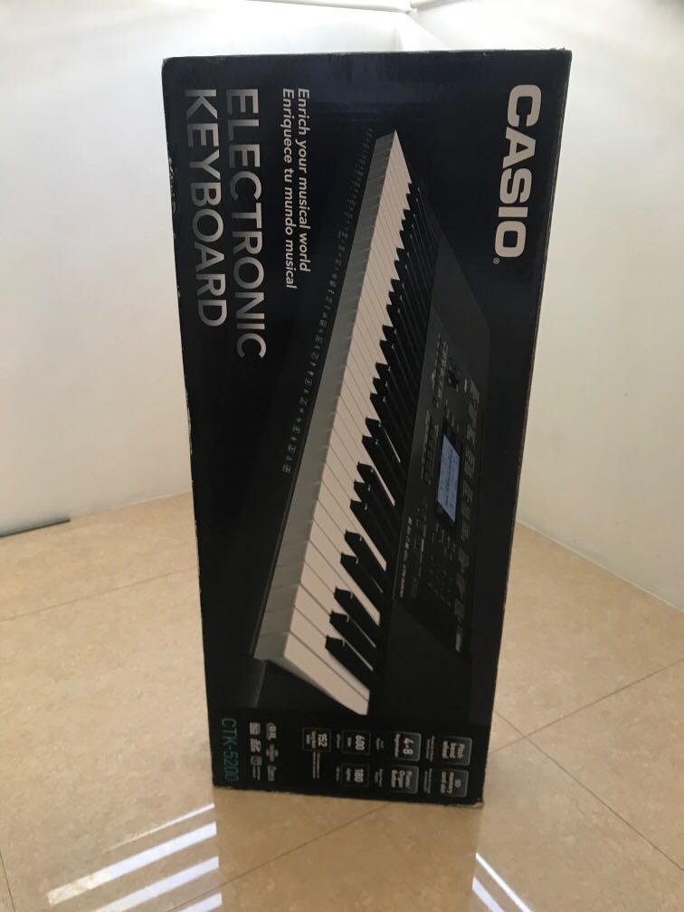 Casio CTK-5200 Keyboard Piano, Hobbies & Toys, Music & Media, Musical ...