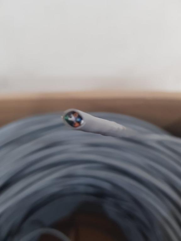 Commscope UTP Cable Cat5e Gray Pure Copper 24awg 305m, Computers & Tech ...