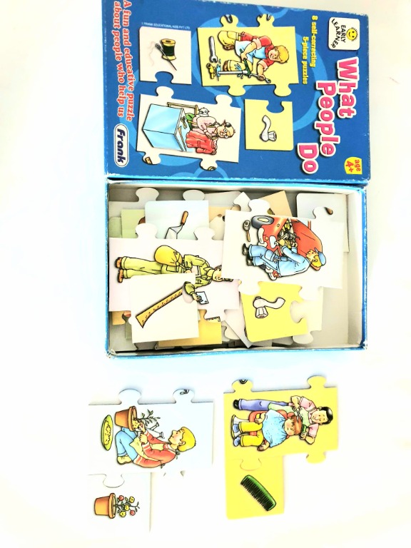 Community Helpers puzzle, Hobbies & Toys, Toys & Games on Carousell