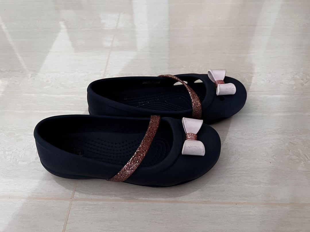 Crocs Lina Charm Ballet Flats for Kids, Babies & Kids, Babies & Kids ...