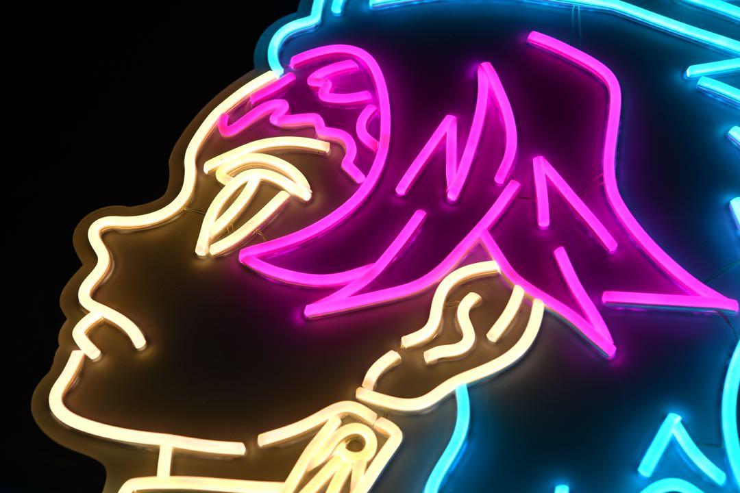 Demon Slayer Tanjiro Neon Light, Furniture & Home Living, Lighting ...