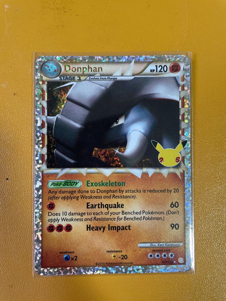 Donphan Pokemon celebrations, Hobbies & Toys, Toys & Games on Carousell
