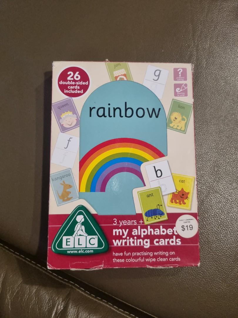 ELC my alphabet writing cards, Hobbies & Toys, Toys & Games on Carousell