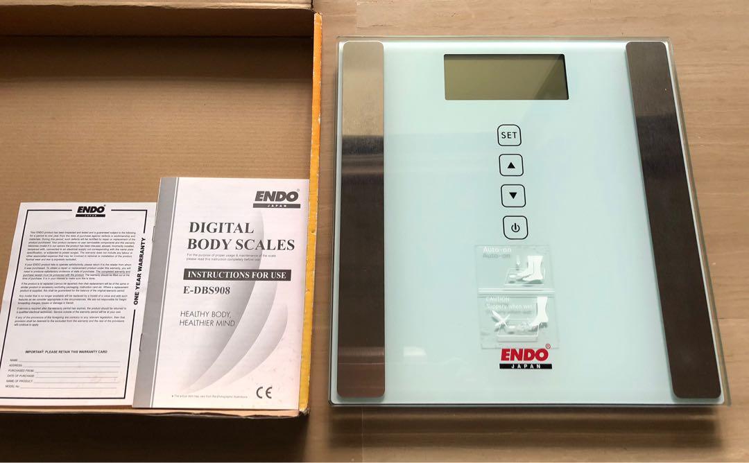 Endo Digital Body Scale, Health & Nutrition, Health Monitors & Weighing ...