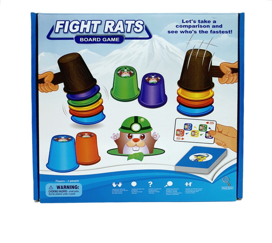 Fight Rats Game See who's Faster, Hobbies & Toys, Toys & Games on Carousell