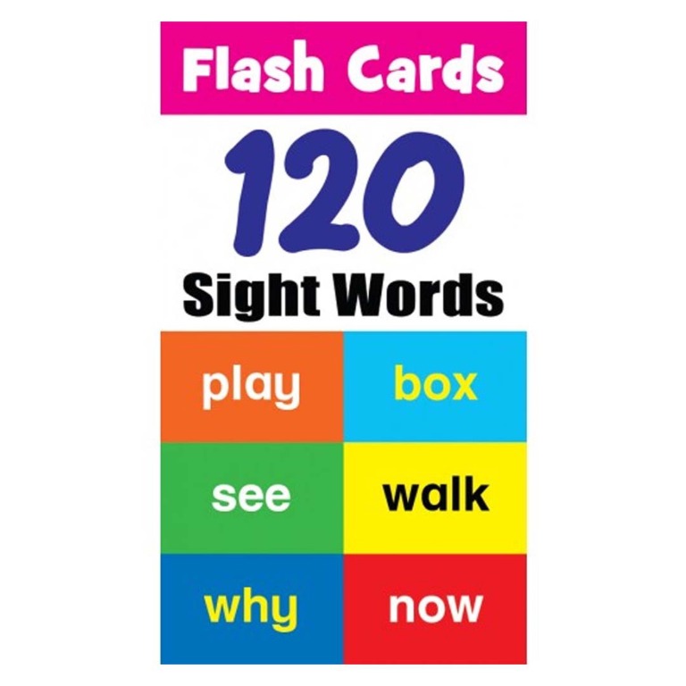 Flash Card 120 Sight Words, Hobbies & Toys, Books & Magazines, Children ...