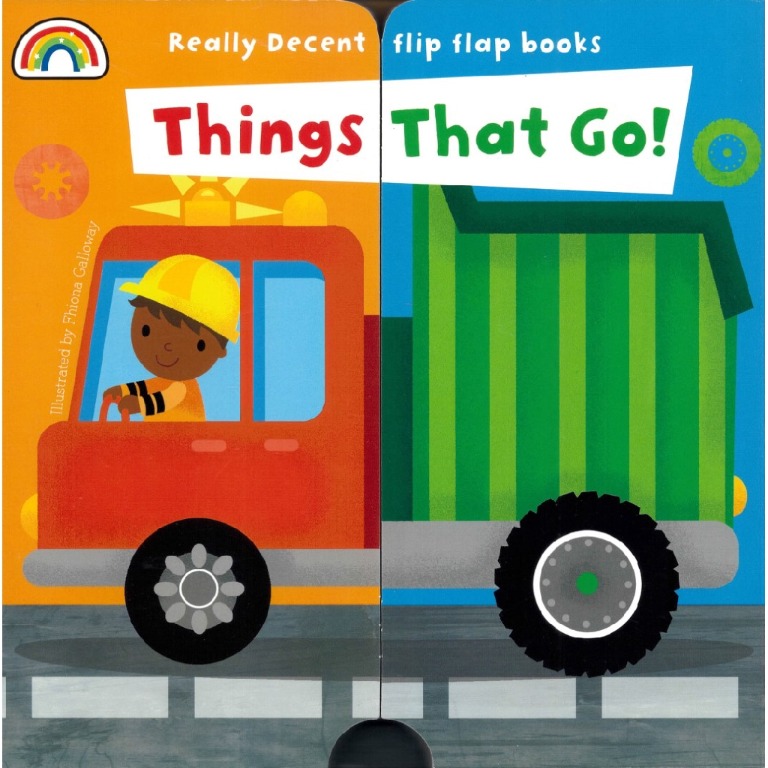 Flip Flaps Things That Go, Hobbies & Toys, Books & Magazines, Children ...