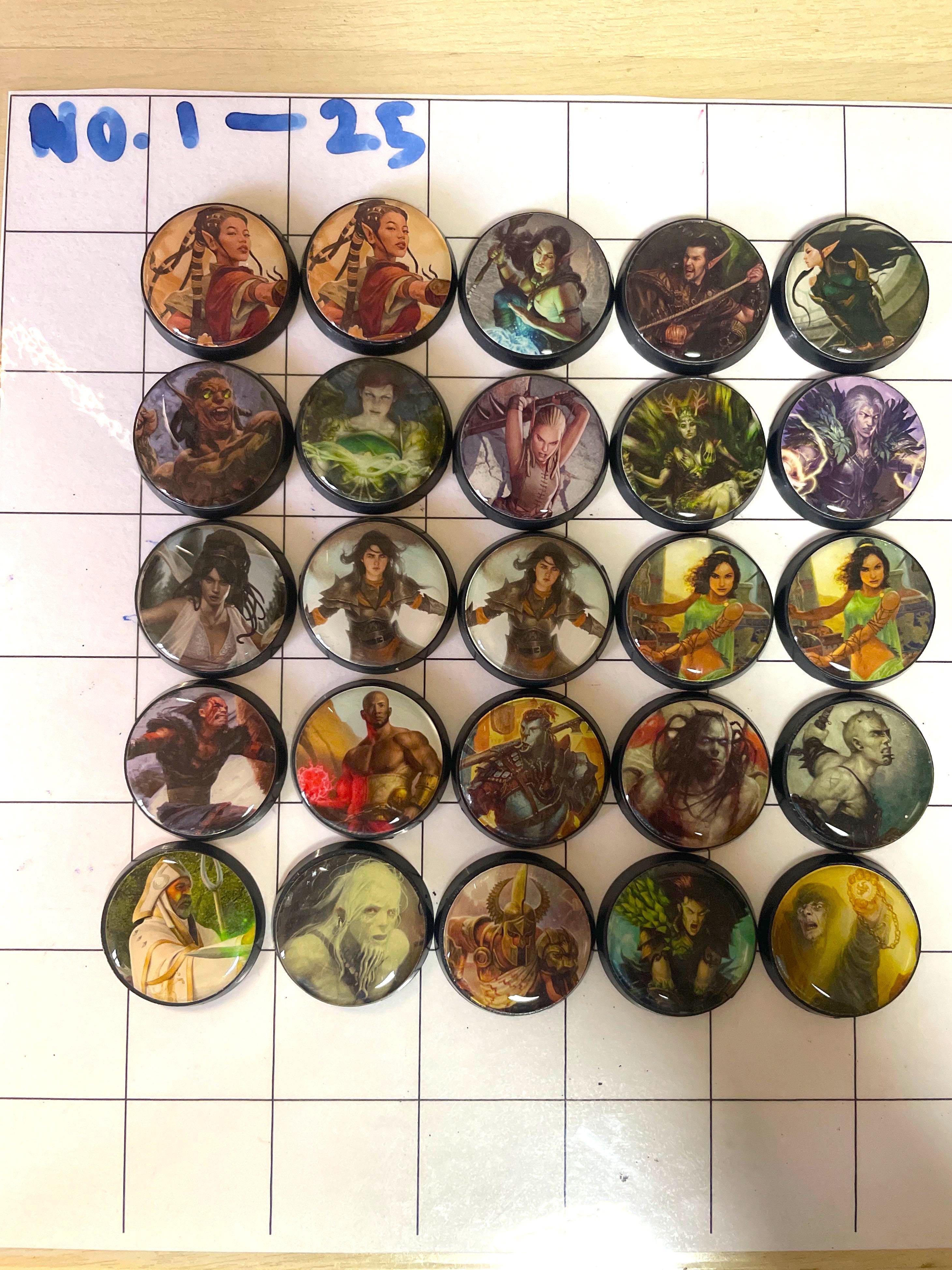 Handmade D&D Tokens!, Hobbies & Toys, Toys & Games on Carousell