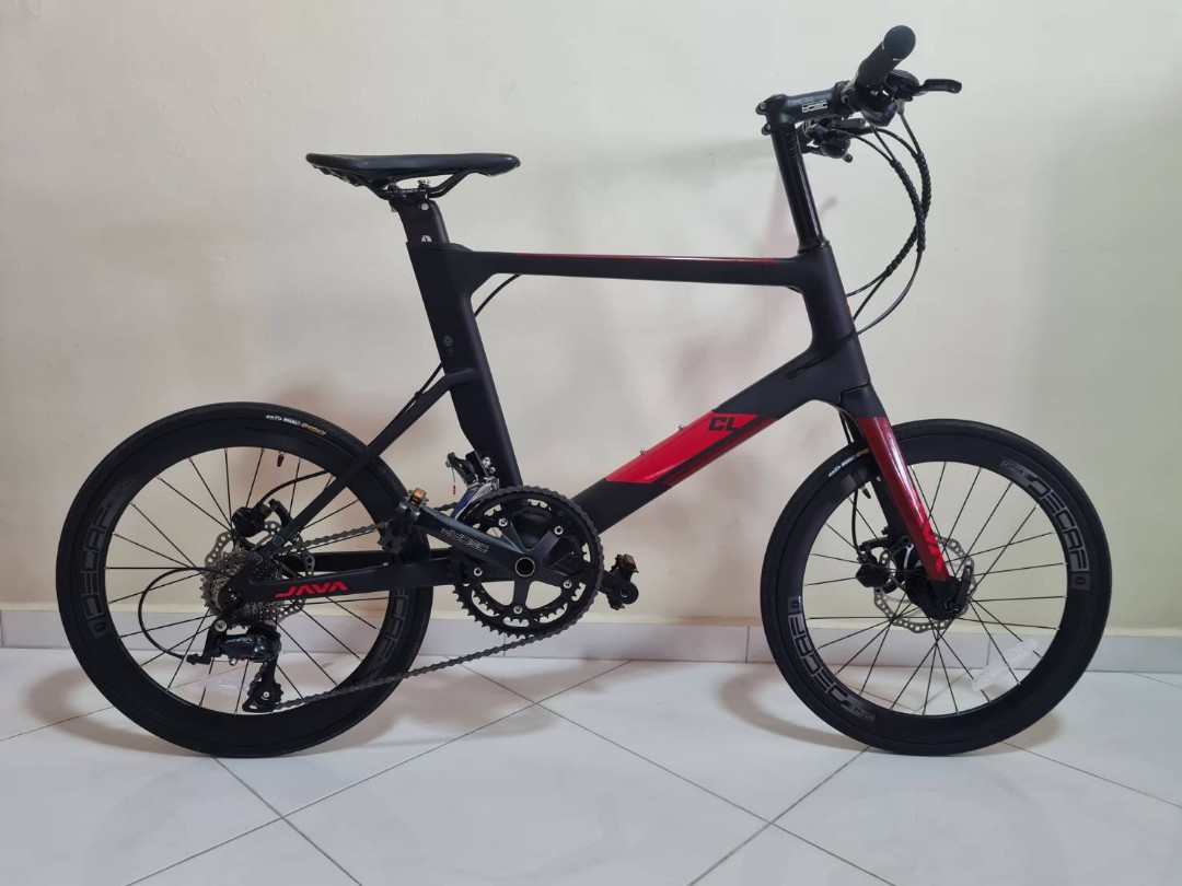 JAVA mini velo CL carbon 18 speed, Sports Equipment, Bicycles & Parts ...