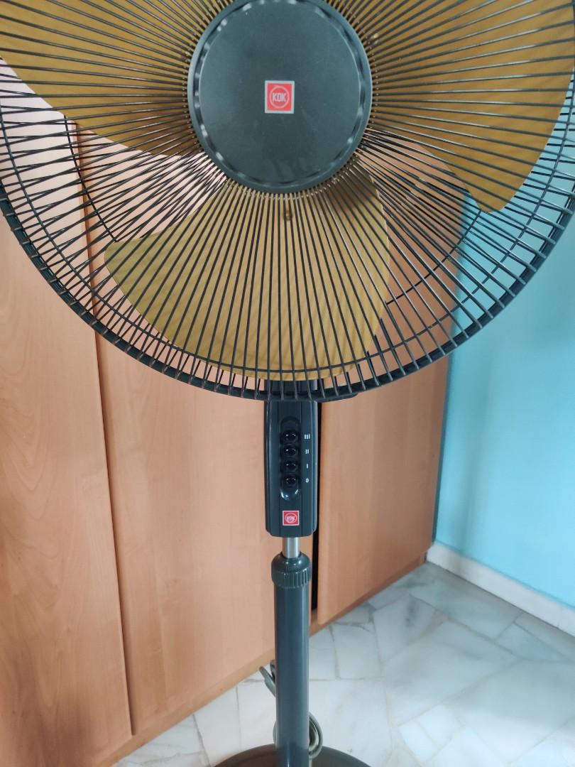 KDK P40US Stand Fan (Gold), Furniture & Home Living, Lighting & Fans ...