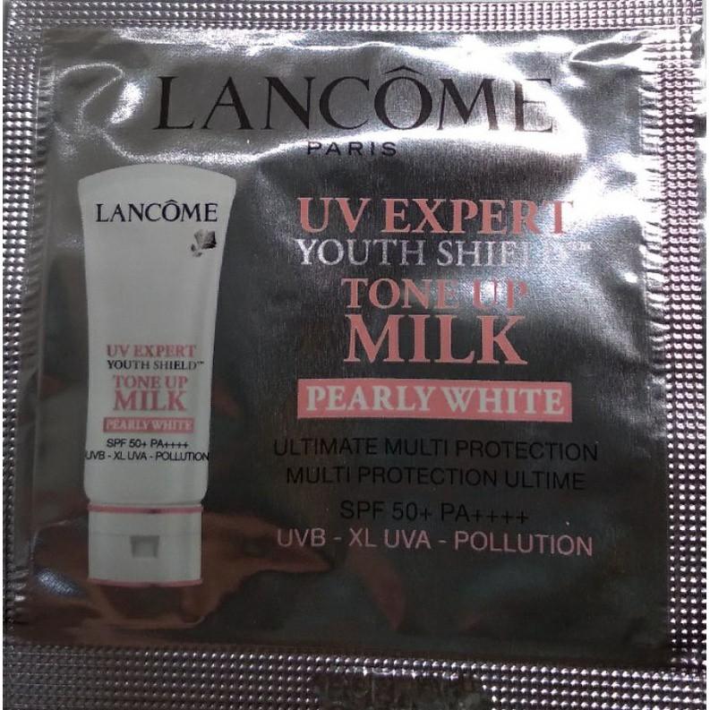 Lancome 1ml uv expert youth shield tone up milk pearly white spf50+pa+++, Beauty & Personal Care ...