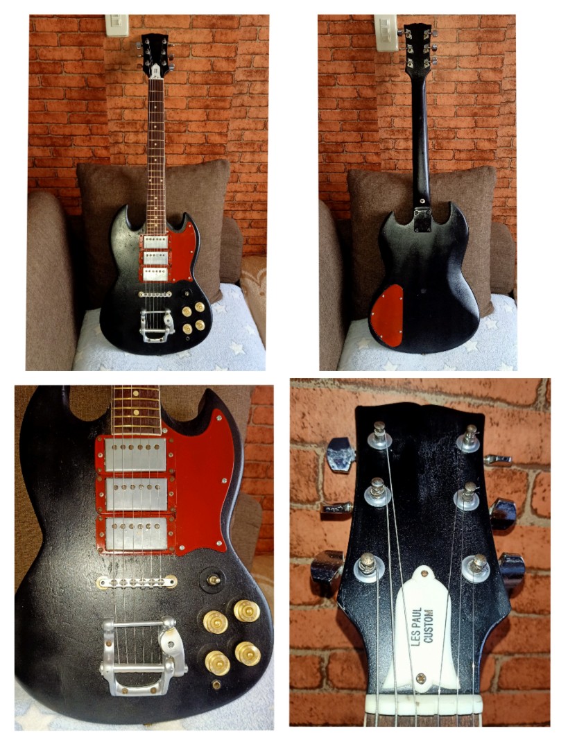Les paul custom (Copy), Hobbies & Toys, Music & Media, Musical ...