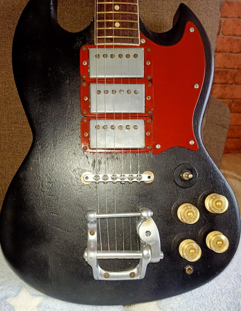 Les paul custom (Copy), Hobbies & Toys, Music & Media, Musical ...