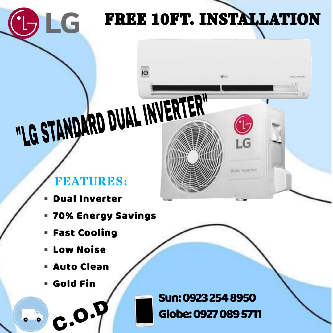 LG STANDARD DUAL INVERTER with Free Installation, TV & Home Appliances ...
