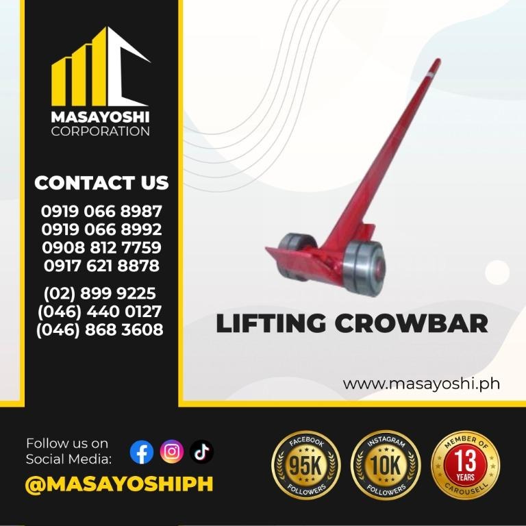 Lifting Crowbar | Crowbar | Lifting Equipment, Commercial & Industrial ...