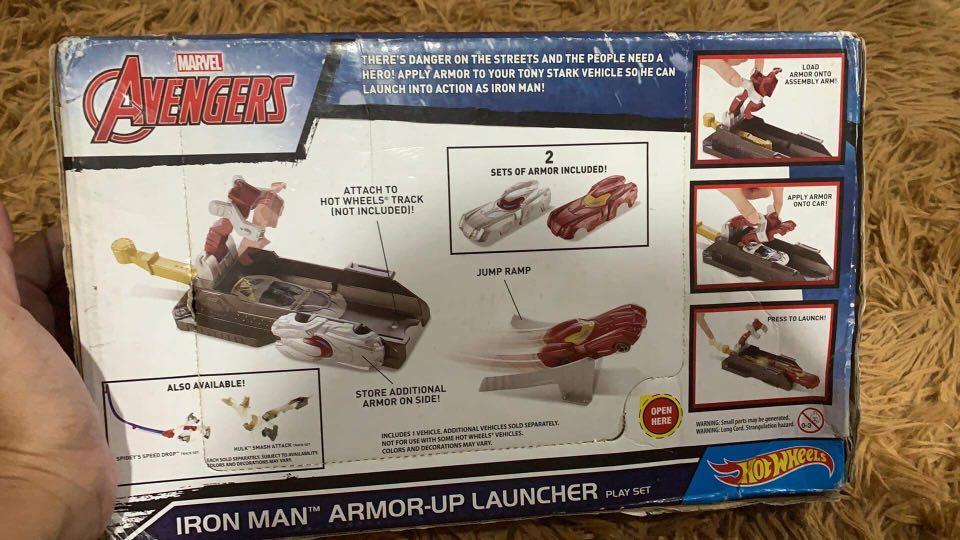 Marvel Avengers Iron Man Armor-Up Launcher ( Tony Stark Vehicle + 2 ...