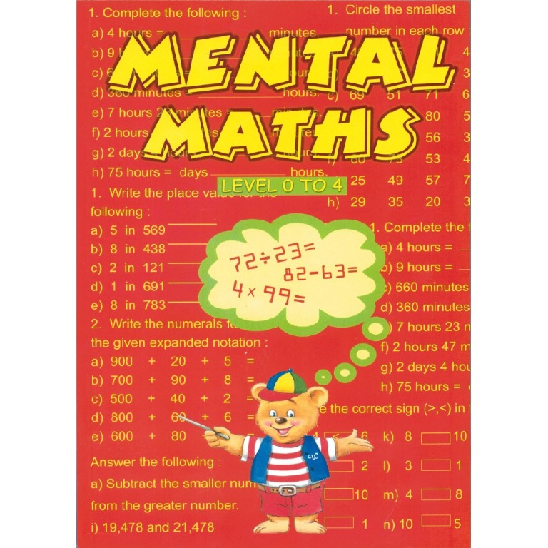 Mental Maths Bind-Up, Hobbies & Toys, Books & Magazines, Children's ...