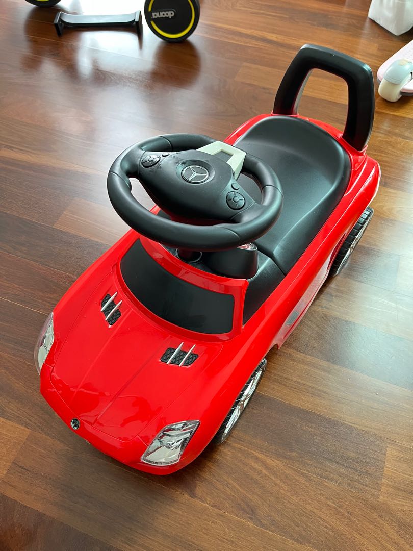 Mercedes Benz Toy Ride on Car, Babies & Kids, Infant Playtime on Carousell