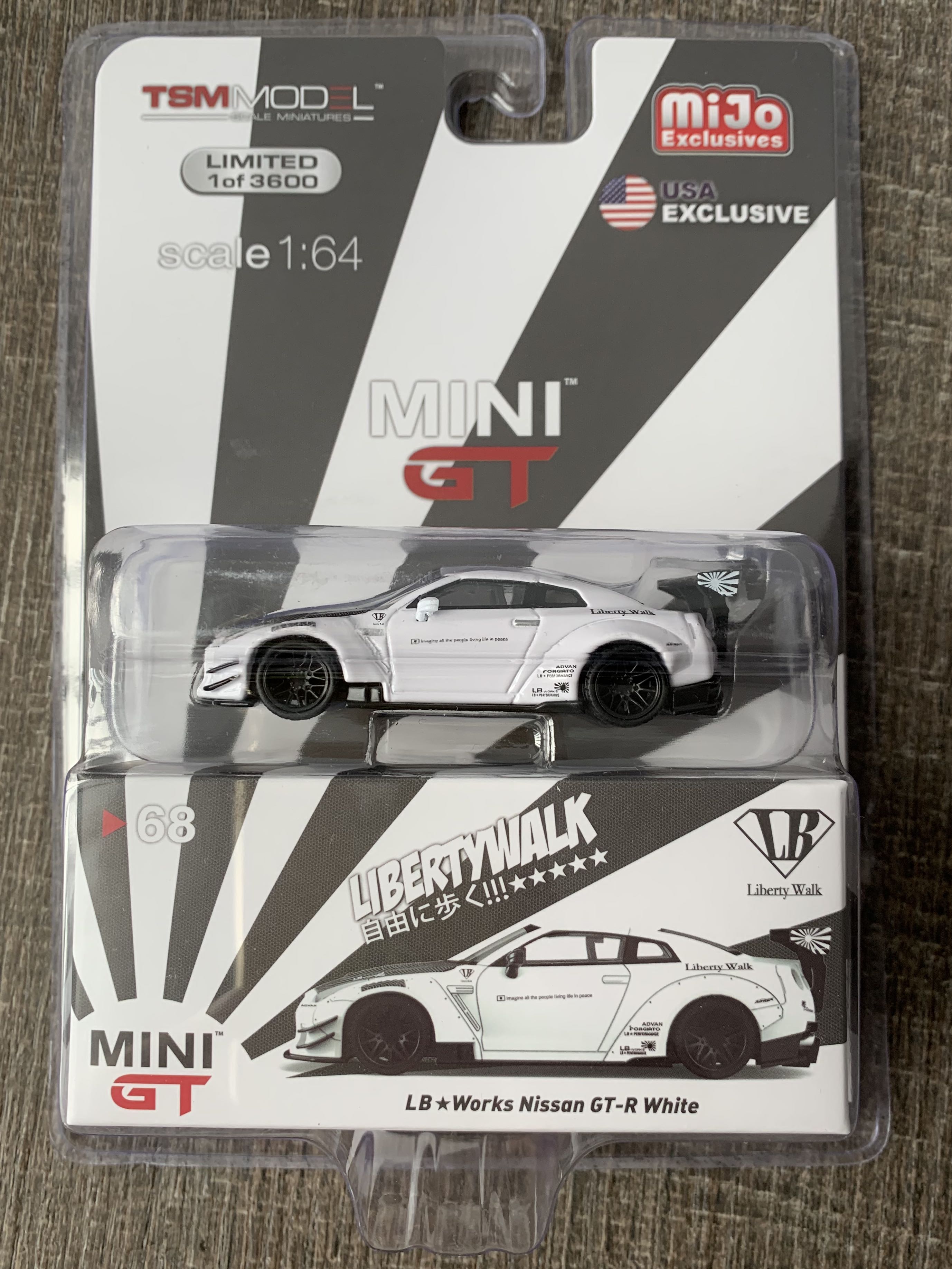 MINI GT #68 LB★WORKS Nissan GT-R (GTR R35) MiJo Exclusives Blister ...