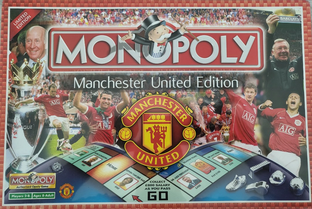 Monopoly - Manchester United Edition, 興趣及遊戲, 玩具 & 遊戲類 - Carousell
