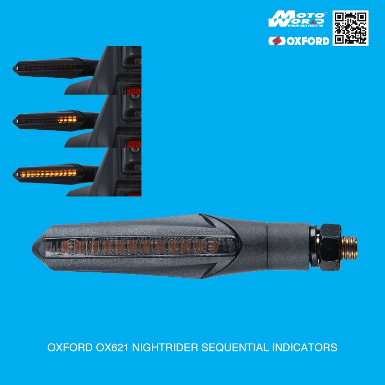 Motorcycle Sequential Turn Signal LED Light by Oxford (LTA APPROVED ...