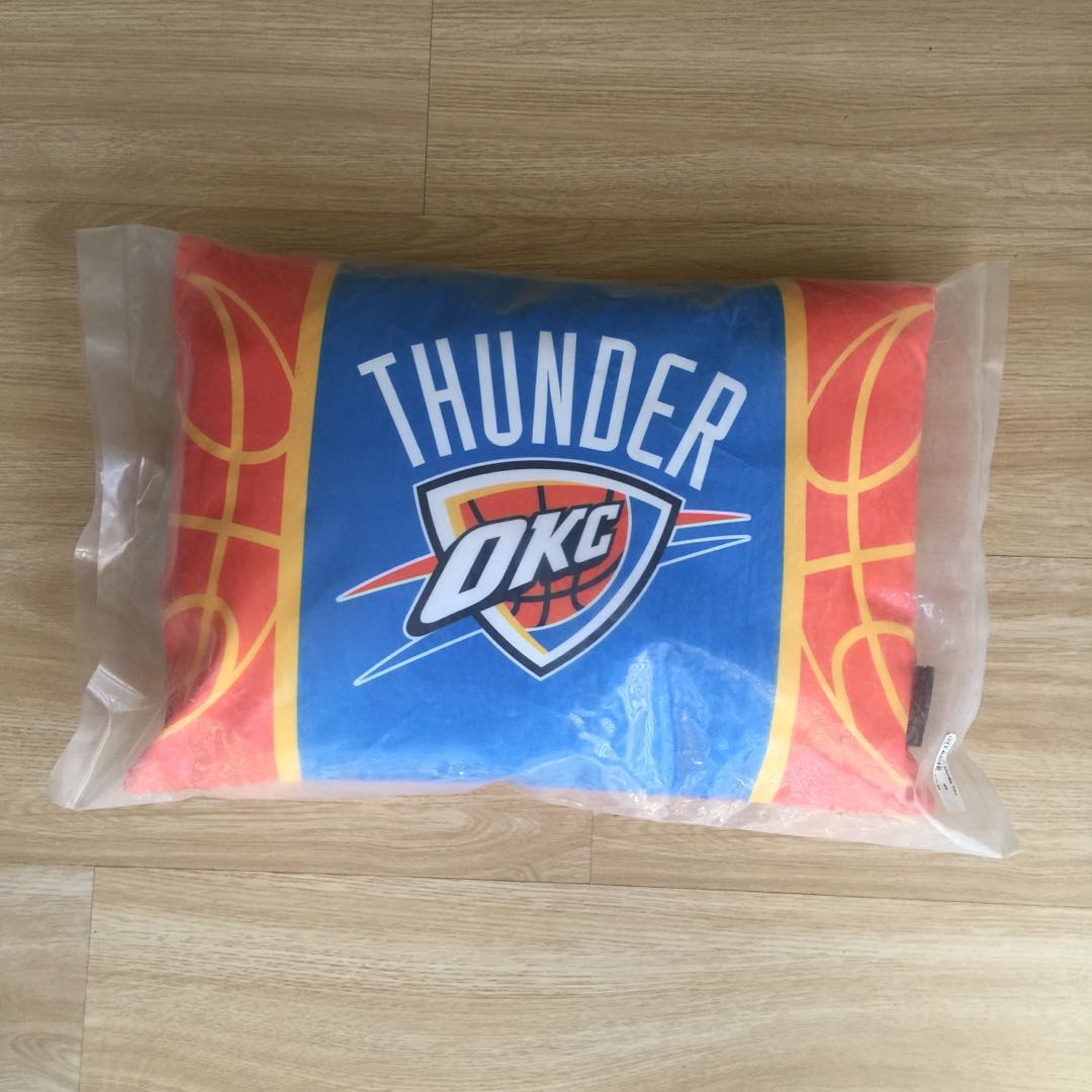 NBA Thunder Dakki Pillow, Furniture & Home Living, Bedding & Towels on ...