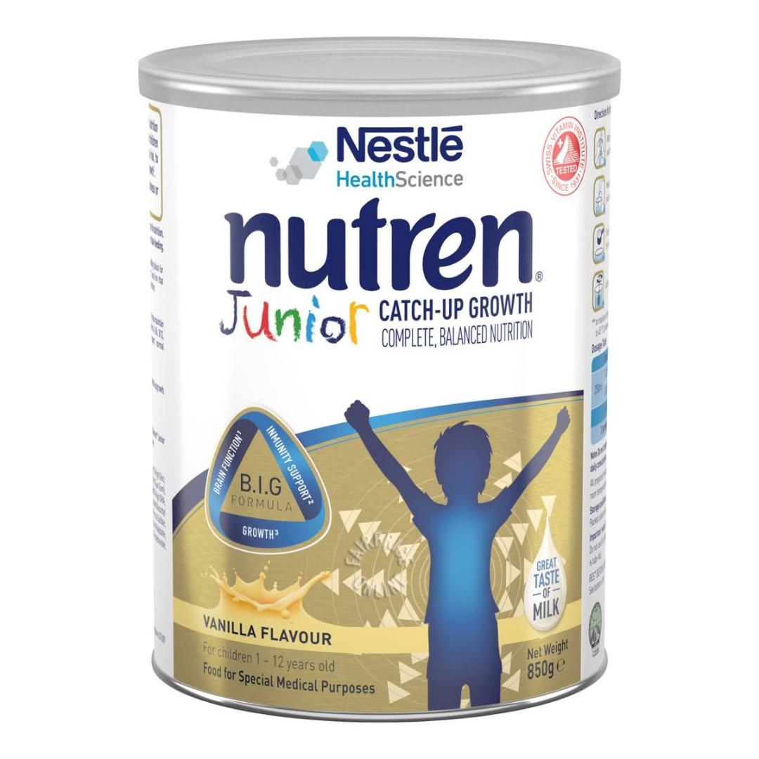 Sealed Nestle Nutren Junior Milk Powder, Babies & Kids, Nursing ...