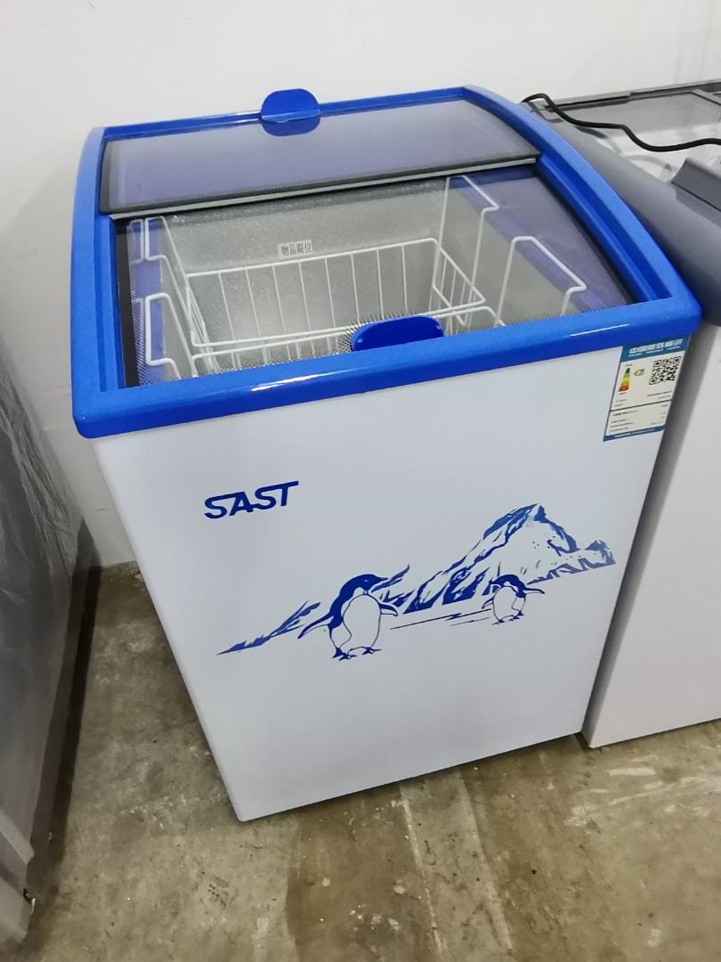 New chest freezer / new display chest freezer / ice cream freezer, TV ...