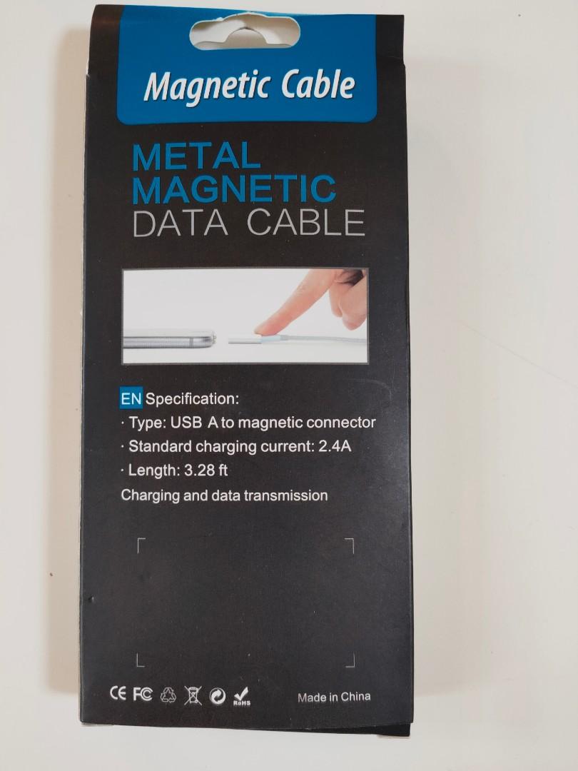 New magnetic attachment USB cable with USB Type C , micro USB, and ...