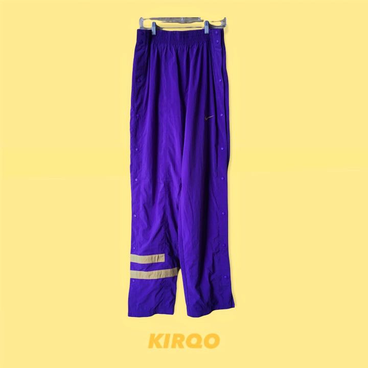 NIKE VIOLET WIDE LEG HIGH-RISE JOGGING PANTS | Unisex, Women's Fashion ...