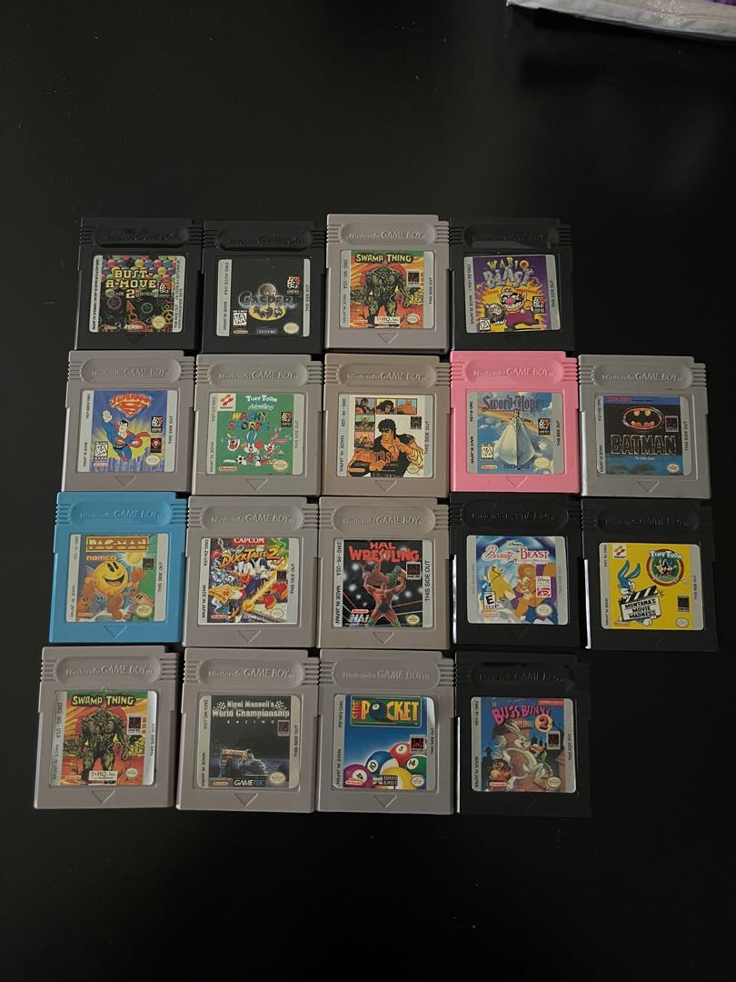 Nintendo cartridges, Video Gaming, Video Games, Nintendo on Carousell