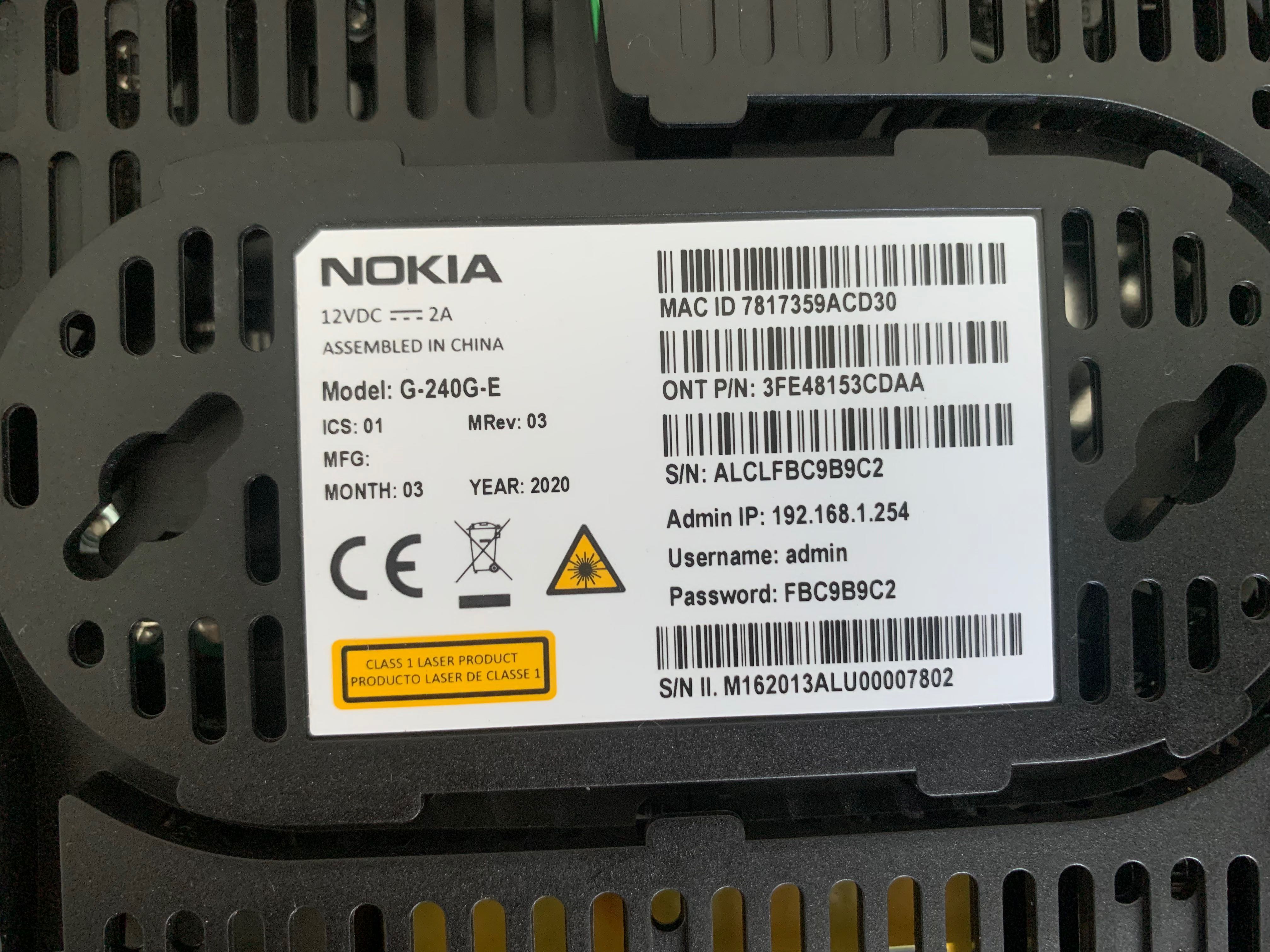 Nokia Modem (singtel), Computers & Tech, Parts & Accessories ...