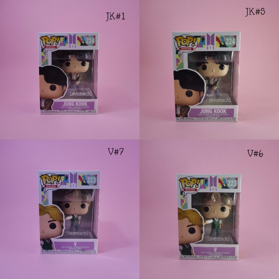 [ONHAND] Funko Pop BTS Dynamite Jungkook JK Taehyung V , Hobbies & Toys, Toys & Games on Carousell