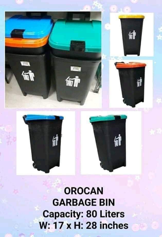OROCAN TRASHBIN, Furniture & Home Living, Cleaning & Homecare Supplies ...