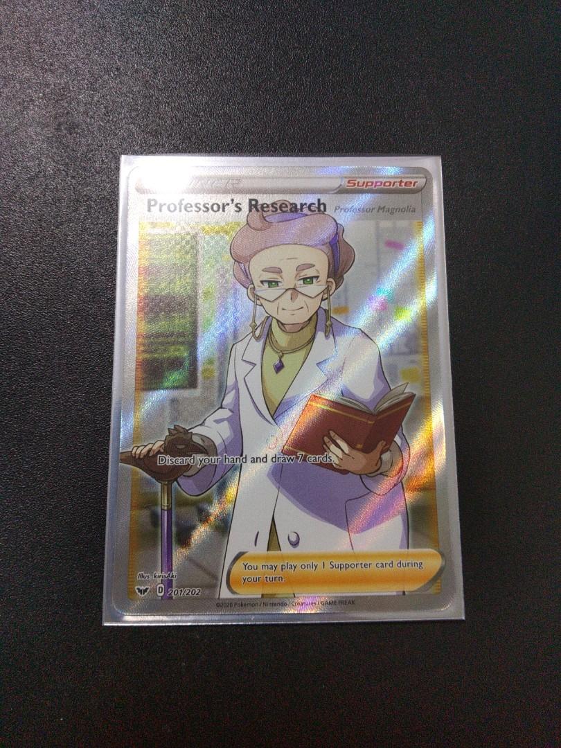 Pokemon TCG Professor's Research Full Art Trainer Ultra Rare - Sword ...