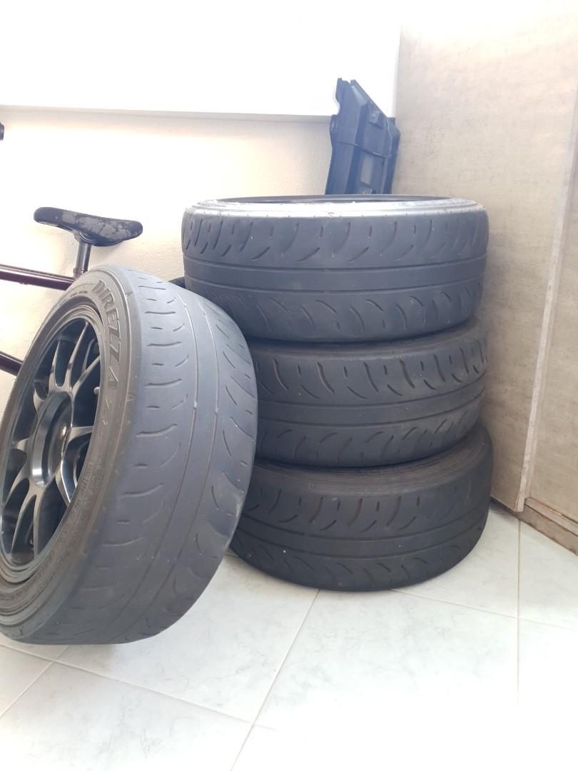 R. WedsSport TC105N 4x100 15 Inch Rims, Car Accessories, Tyres & Rims ...