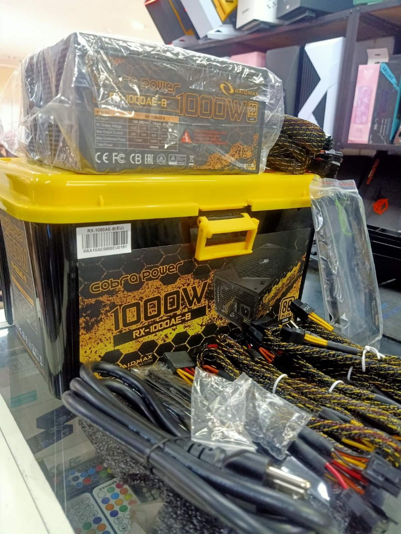 RAIDMAX COBRA POWER 1000W (RX-1000AE-B) 80 PLUS GOLD MODULAR, Computers ...